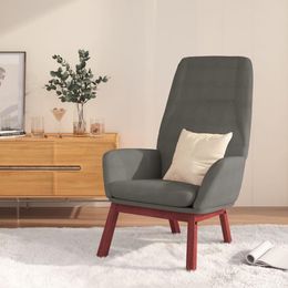 furnicato Sessel Relaxsessel Hellgrau Stoff