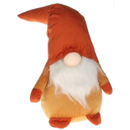 Macosa Home Wichtel Weihnachtsdeko 50 cm Figur Stoff Weihnachtswichtel XL Weihnachten (Wohnzimmer Fensterdeko, Tischdeko Weihnachten Gnom), Dekowichte