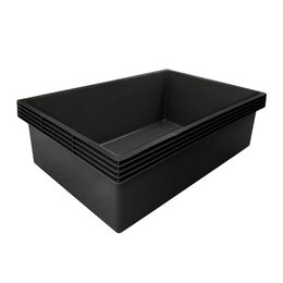 Ubbink Fertigteich 'Victoria Quadro 7' schwarz 118 x 175 x 60 cm