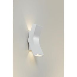 LEDS-C4 - Aplique bend led 9w 3000k blanco porcelana 239lm