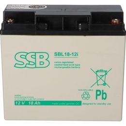 Ssb Battery - ssb Blei Akku sbl 18-12i agm Batterie M5 Schraubanschluss - 12V 18Ah