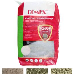 Romex Gmbh - romex fugensand np 25kg Sand-Steingrau