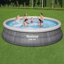 Bestway - Fast Set Pool + Filterpumpe Schwimmbecken Planschbecken Familienpool