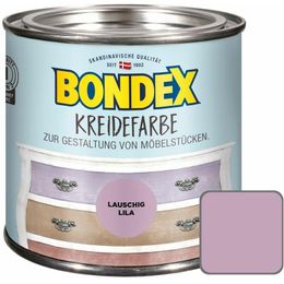 BONDEX - Kreidefarbe 500 ml, lauschig lila Vintagefarbe Möbelfarbe Holzschutzfarbe