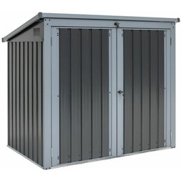 Metall Mülltonnenbox, Mülltonnenverkleidung für 240 l Mülltonnen anthrazit 2er Box - WESTMANN