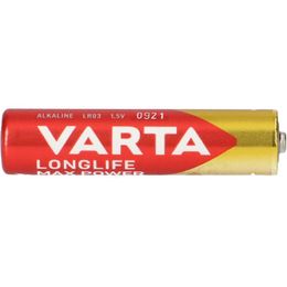 Varta - 4703 Longlife Max Power Micro Batterie aaa 4er Blister
