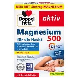 Queisser Doppelherz Magnesium 500 für die Nacht Tabletten 30 St