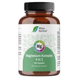 Magnesium Komplex 4in1 hochdosiert vegan Kapseln 120 St