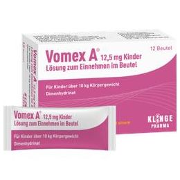 Klinge Pharma Vomex A 12,5 mg Kinder Lsg.z.Einnehmen im Beutel 12 St