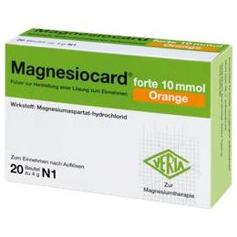Verla-Pharm Arzneimittel GmbH & Co. KG Magnesiocard forte 10 mmol Orange Plv.z.H.e.L.z.E. 20 St