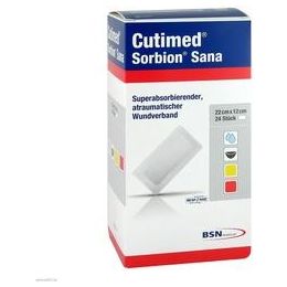 BSN Medical Cutimed Sorbion Sana Wundauflage 12x22 cm 24 St