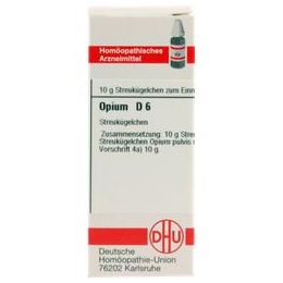 DHU-Arzneimittel Opium D 6 Globuli 10 g