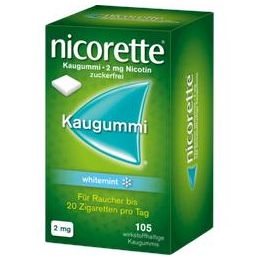 nicorette® Nicorette Kaugummi 2 mg whitemint 105 St
