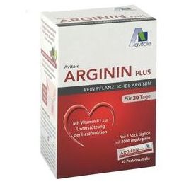 Avitale Arginin Plus Vitamin B1+B6+B12+Folsäure Sticks 30X5.9 g