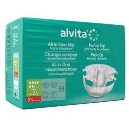 Alvita All-in-One Inkontinenzhose super medium Tag 24 St