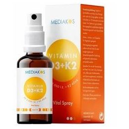 Vitamin D3+K2 2000 I.e. 40 μg Mediakos Vital Spray 20 ml