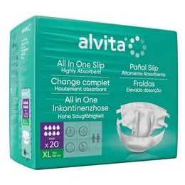 Alvita All-in-One Inkontinenzhose maxi xl Nacht 20 St