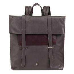 DuDu Rucksack, Leder, braun