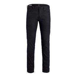 Jack & Jones Jack & Jones Slim-fit-Jeans Tim JJ 721 / Straight Fit Jeans Raw Button-Fly (1-tlg) 3467 in Schwarz