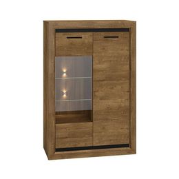 Lomadox Vitrine BAUSKA-131 90cm breit