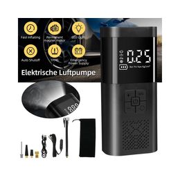 LifeImpree Luftpumpe Elektrische Luftpumpe mit 6000mAh Akku