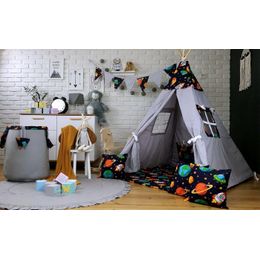 Pamek Tipi-Zelt Kinder Spielzelt Teepee Zelt Tipizelt für Kinder Traumfänger