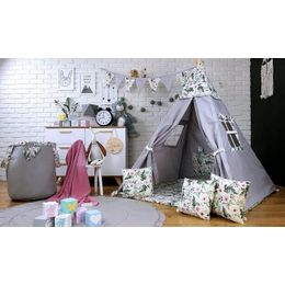 Pamek Tipi-Zelt Kinder Spielzelt Teepee Zelt Tipizelt für Kinder Traumfänger