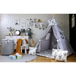 Pamek Tipi-Zelt Kinder Spielzelt Teepee Zelt Tipizelt für Kinder Traumfänger