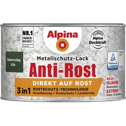Alpina Metallschutzlack Alpina Metallschutz-Lack Hammerschlag 300 ml grün