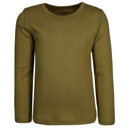 Noa Noa - Langarmshirt BASIC DORIAN in olive green, Gr.80