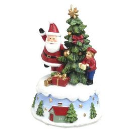 Musicboxworld Spieluhr Santa mit Baum