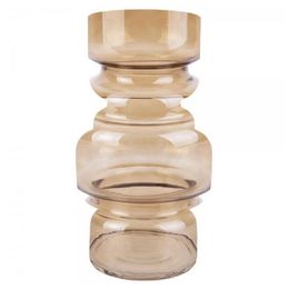 Present Time Dekovase Vase Courtly Glass Honey Brown (14x25cm)