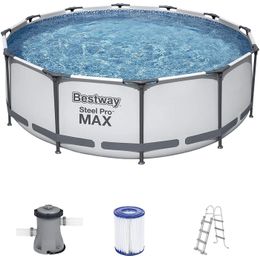 Bestway Framepool Bestway Steel Pro MAX™ Pool Set Ø366x100cm Frame Pool 56418