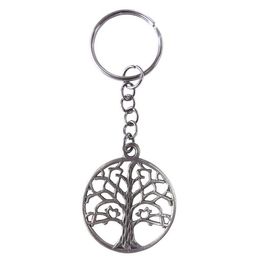 Saraswati Schlüsselanhänger Schlüsselanhänger "Baum des Lebens" Messing verzinnt