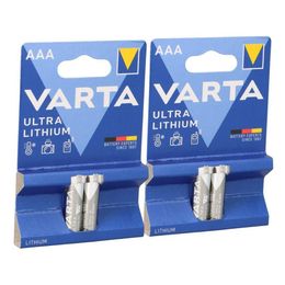 Varta 2x Varta Professional Lithium Micro Batterie 2er Blister AAA Batterie