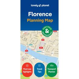 Lonely Planet Florence City Map, Karte (im Sinne von Landkarte)