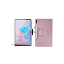 Lobwerk Tablet-Hülle 2in1 Set (Hülle + Glas) für Samsung Galaxy Tab S6 10.5 SM-T860 SM-T865