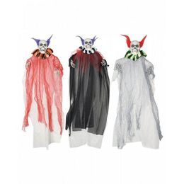 Horror-Shop Dekoobjekt Horror Clown Skelett Hängefigur 45cm für Halloween