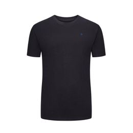 Scotch & Soda &Uuml;bergr&ouml;&szlig;e : Scotch & Soda, T-Shirt aus Bio-Baumwolle in melierter Optik in Marine