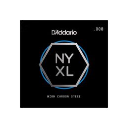 D'Addario Daddario Saiten, NYS008 - Einzelsaite für Gitarren