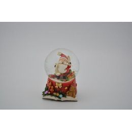 Musicboxworld Spieluhr Schneekugel Santa mit Wunschzettel