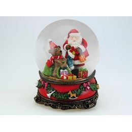 Musicboxworld Spieluhr Santa mit einem Bären und Geschenke