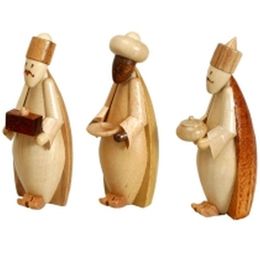 Weihnachtsfigur Miniaturfiguren Krippenfiguren natur Höhe 6