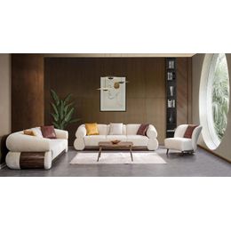 JVmoebel Wohnzimmer-Set Modern Sofagarnitur Sofa Couch Polster Sessel Neu Einrichtung