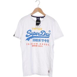 Superdry Herren T-Shirt, weiß, Gr. 46