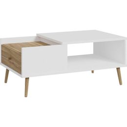 FORTE Couchtisch Harllson EasyKlix by FORTE, die neue geniale Art Möbel aufzubauen, fast ohne Werkzeug, weiß