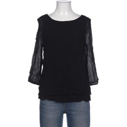 More & More More & More Damen Bluse, schwarz, Gr. 34