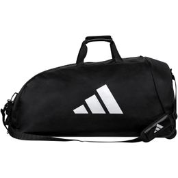 Sporttasche adidas Performance "Trolley Bag PU Combat Sports" Taschen Gr. B/H/T: 80 cm x 37 cm x 40 cm XL, schwarz (schwarz, weiß) Sporttaschen