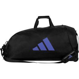 Sporttasche adidas Performance "Trolley Bag PU Combat Sports" Taschen Gr. B/H/T: 80 cm x 37 cm x 40 cm XL, schwarz (schwarz, blau) Sporttaschen