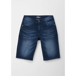 s.Oliver Jeansshorts Seattle: Klassische Bermuda Waschung